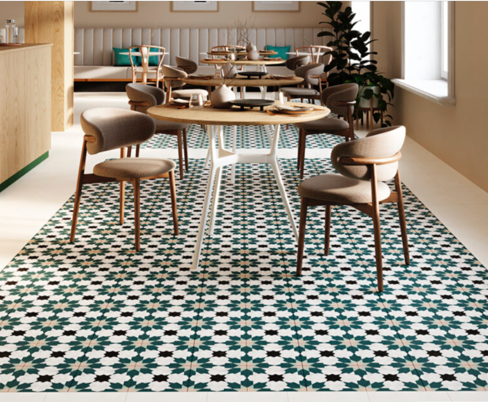 Flor Blue - Tile Mania Glasgow